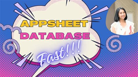 Appsheet database มาทำให appsheet เราทำงานเรวขน กนคะ YouTube