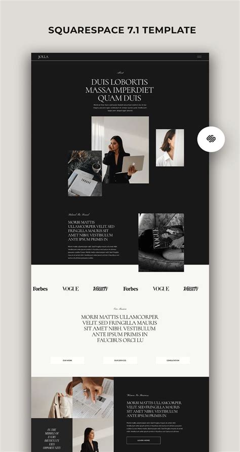 Squarespace 7 1 Website Template Layout Diy Website Layout Etsy Website Layout Inspiration