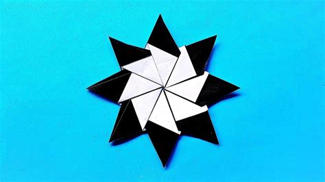Cara Membuat Origami Shuriken Ninja YouTube