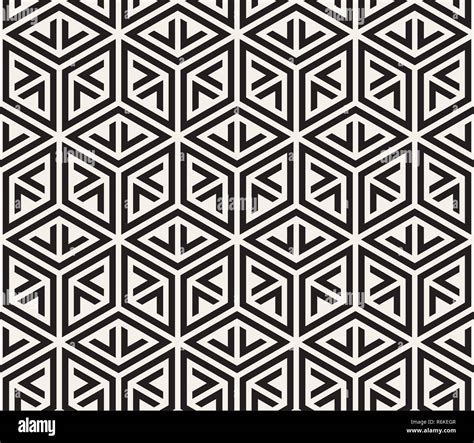 Vector Seamless Pattern Modern Stylish Abstract Texture Repeating Geometric Shapes From