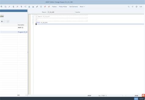 SAP ABAP Central How To Switch Between ABAP Editors Insert INS And