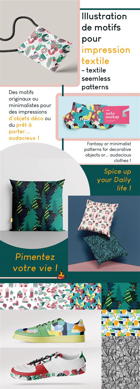 Motifs Textiles Textile Patterns On Behance