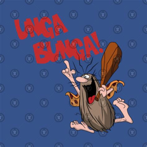Unga Bunga Captain Caveman Hoodie Teepublic