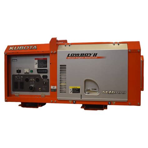 Kubota 11 Kw Portable Generator Electric Start Quiet Operation Tier