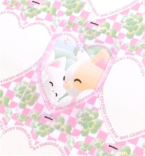 Clover Kitty Mini Clear Photo Frame Set