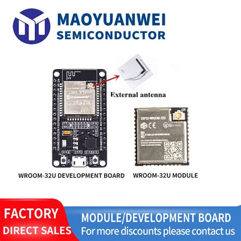 1pcs Esp Wroom 32u Development Board Wireless Wifibluetooth Dual Core