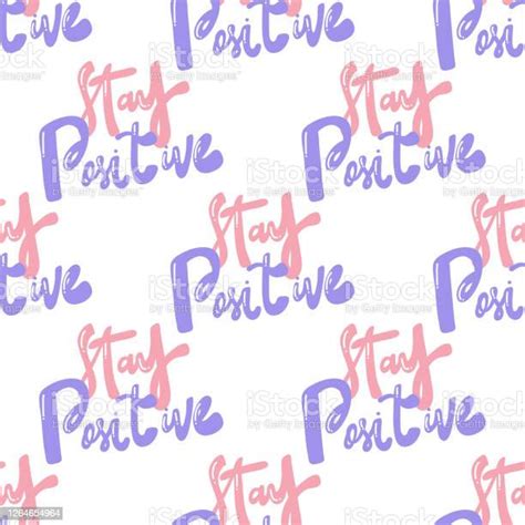 긍정적 인 유지 팝 아트 원활한 텍스트와 트렌디 한 글자 매끄러운 질감 빈티지 배경 포스터 기하학적 예술 원활한 패턴 패션 그래픽 프린트 고풍스런에 대한 스톡 벡터 아트 및