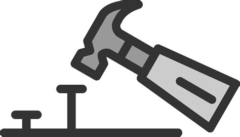 Hammering Vector Icon Design 16420241 Vector Art At Vecteezy