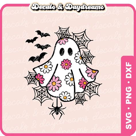 Daisy Ghost Svg Cute Ghost Svg Flower Ghost Svg Cute Ghost Svg Flower Ghost Svg Daisy Ghost
