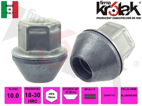 Nakretki Do Felg Oem Ford S 144 A M12x1 5 P O S Z 19 Bimecc