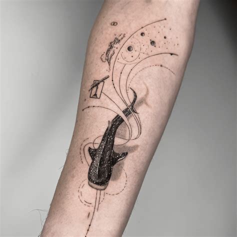 Simple Whale Shark Tattoo Design Easy Ideas For Ocean Inspired Art