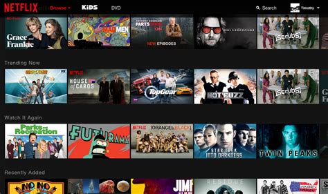 Interface Design Netflix User Interface Design