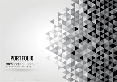 Academic Portfolio Architecture Design Architecture Portfolio