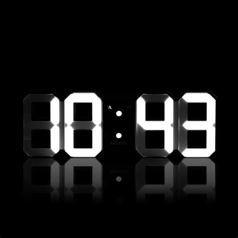 Digoo Dc K Multi Function Large D Led Digital Wall Clock Alarm Clock With Snooze Function