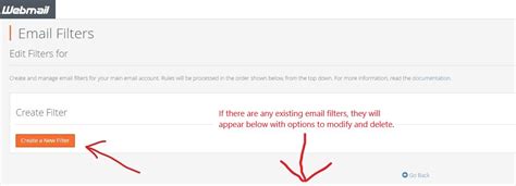 Create Delete Or Modify Email Filters In Cpanel Nethosters