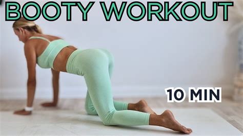 10 MIN BOOTY WORKOUT Training For A Sexy Butt NO JUMPS No