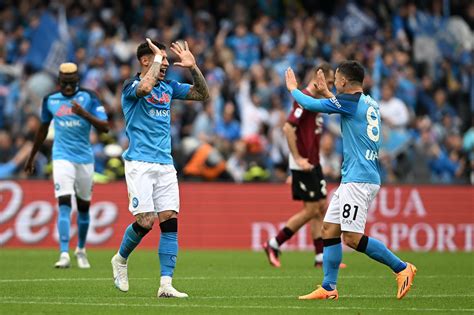 Quando Vince Lo Scudetto Il Napoli Dopo Il Pareggio Con La Salernitana Cosa Deve Succedere