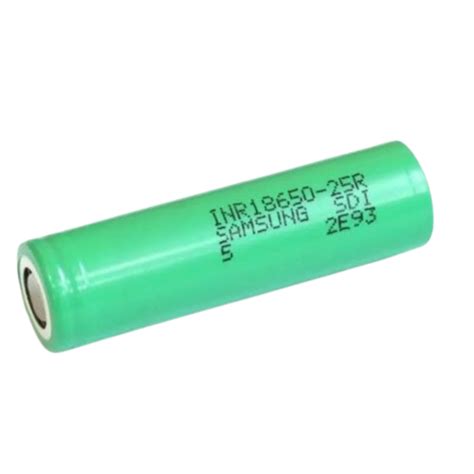 Акумулаторна батерия Li-ion плосък терминал 18650 3.7V 2500mAh 20A ...