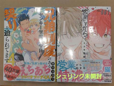 未読品 兄弟制度のあるヤンキー学園で、今日も契りを迫られてます4 営業ですから1 メルカリ
