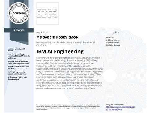 Sabbir Hosen Emon On Linkedin Deeplearning Ai Ml Engineering Tensorflow Statistics