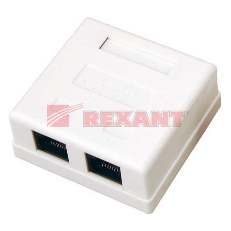 Розетки компьютерные RJ45, телефонные RJ11, RJ12 Rexant | Proconnect.