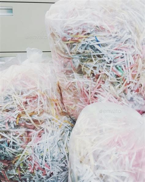 Shredded Paper Time To Clean Out Your Files Stock Photo By Rubypeanut