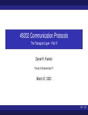 Understanding Tcp And Udp Key Concepts Of Congestion Control Course Hero