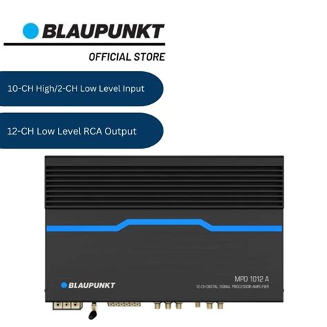Blaupunkt Velocity Power Class Ab Amplifier With Dsp Mpd 1012 A 10 Ch
