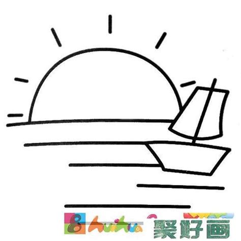 小学四年级画一幅美丽风景简笔画 简笔画图片大全 普车都