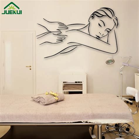 Massage Therapy Spa Relax Beauty Salon Wall Art Sticker Vinyl Wall