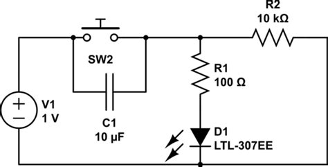 How The Capacitor Works In A Debouncing Circuit Electrical