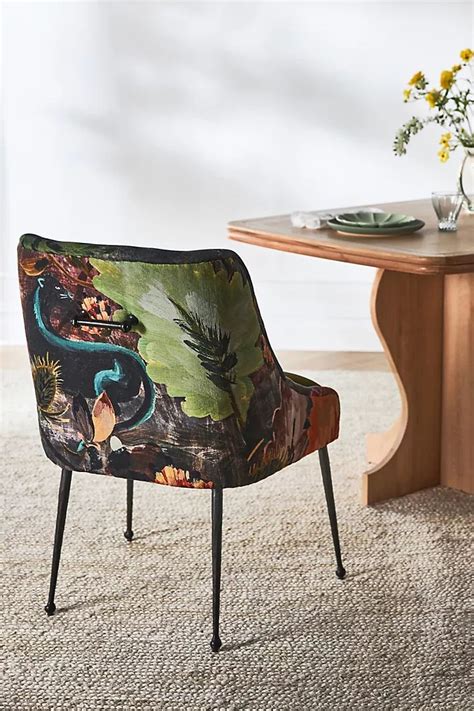 Velvet Lena Elowen Dining Chair Dining Chairs Sculptural Chair