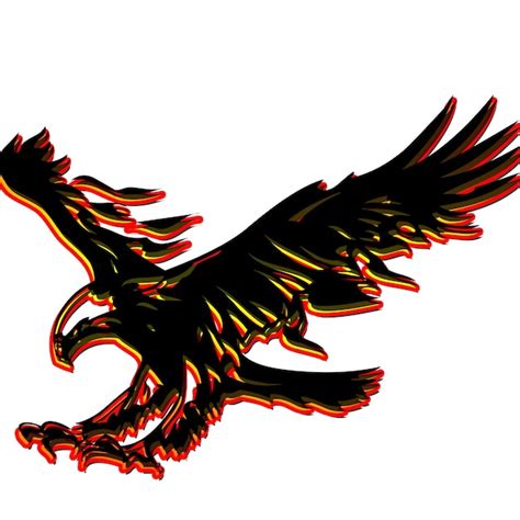Premium Psd Eagle Symbol For Tatoo And Design