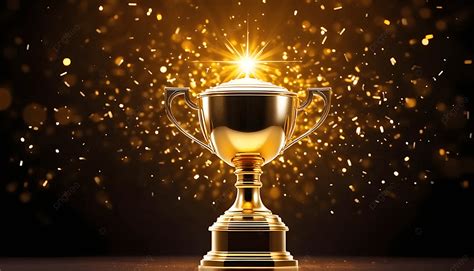 빛나는 불꽃 배경에 수상 트로피 수상 트로피 황금 트로피 트로피 배경 일러스트 및 사진 무료 다운로드 Pngtree