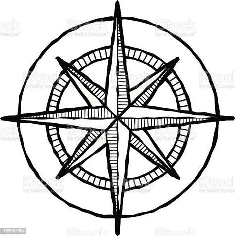 Woodcut Compass Rose向量圖形及更多方向圖圖片 方向圖 方向儀 舊的 Istock