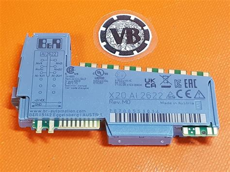 B R Analog Input Module X20 AI 2622 Rev M0 135 71