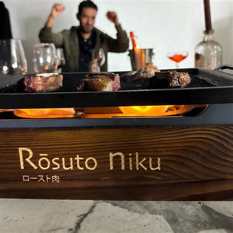 Asador Portatil Rosuto Niku Hibachi Para Interior Y Exterior