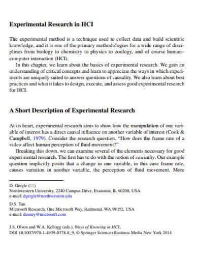 10 Experimental Research Examples To Download