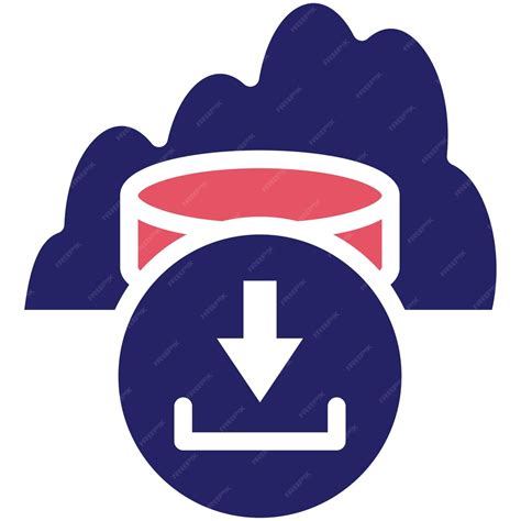 Premium Vector Cloud Download Icon Vector Icon Illustration Of