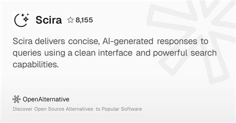 Scira Open Source Perplexity Alternative