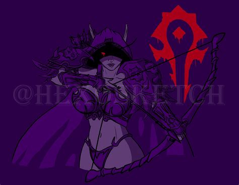 Old Works Sylvanas Windrunner By Hexosketch On Newgrounds