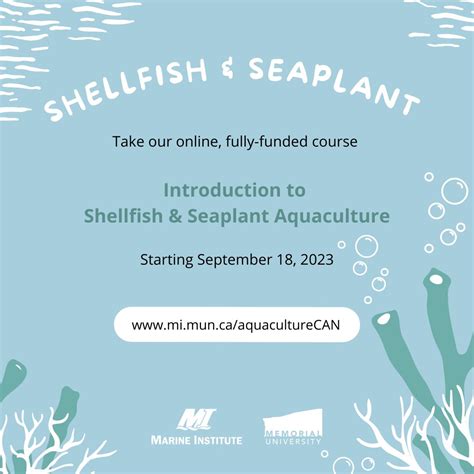 Aquaculture Shellfish Seaplant Introduction Onlinelearning