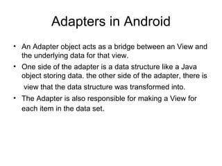 Android UI PPT