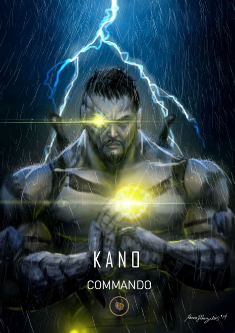 Artstation Kano Mortal Kombat Fan Art