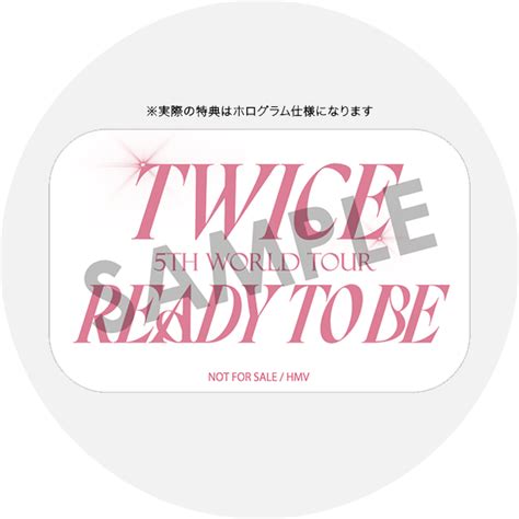 TWICE 5TH WORLD TOUR READY TO BE LIVE DVD/Blu-ray