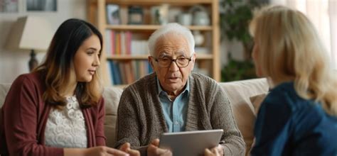 Premium Photo Life Long Learning Elderly Learning Online Course On A