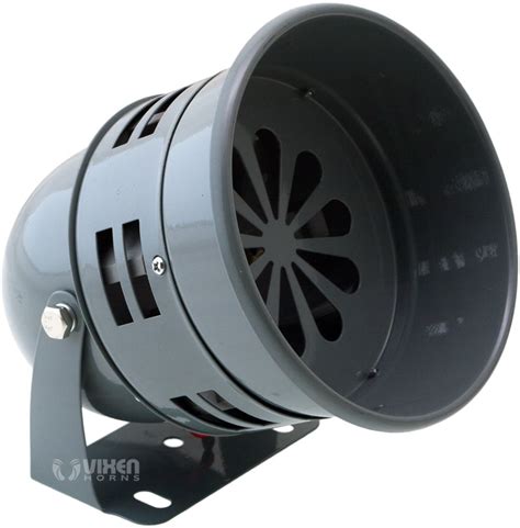 Vixen Horns Loud Electric Motor Driven Metal Alarm Siren Air Raid V Gray Vxs Walmart Com