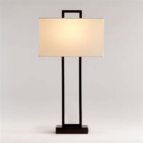Adler Black Rectangle Table Lamp With Usb Reviews Crate And Barrel