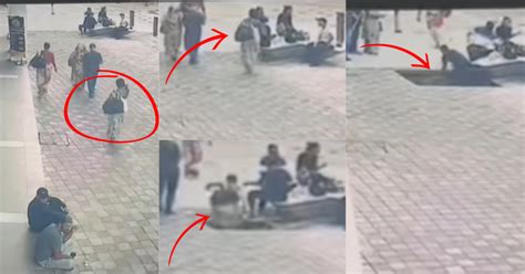 Cctv Footage Shows Exact Moment Woman Falls Into Sinkhole At Masjid