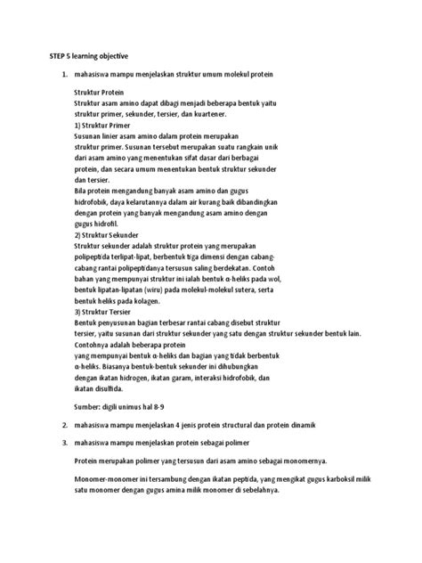 Step 5 Learning Objective Pdf